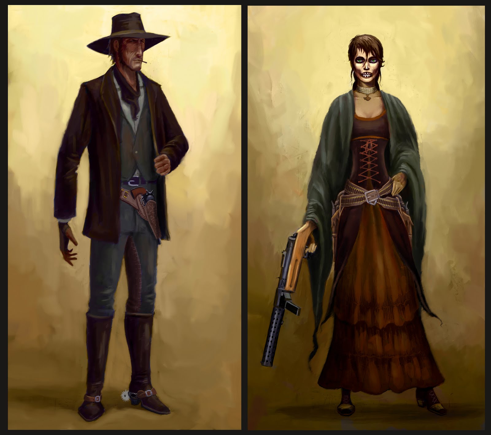 Mike's Sketchbook: Western Character Sketches