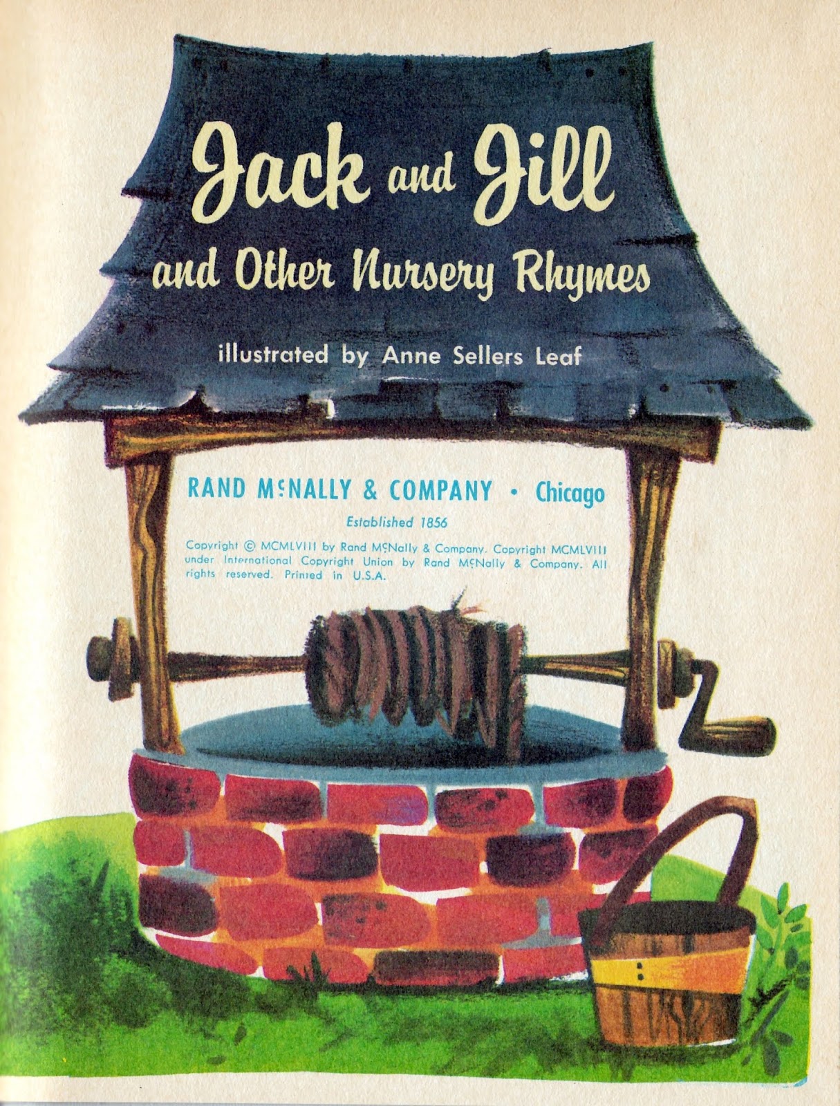 My Retro Reads: "Jack and Jill and Other Nursey Rhymes" illustrated by ...