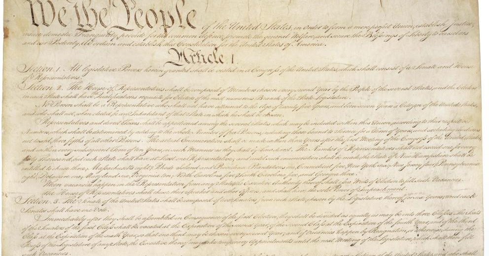 THE CONSTITUTION OF THE UNITED STATES ARTICLE ONE SECTIONS ONE the-constitution-of-the-united-states-article-one-sections-one