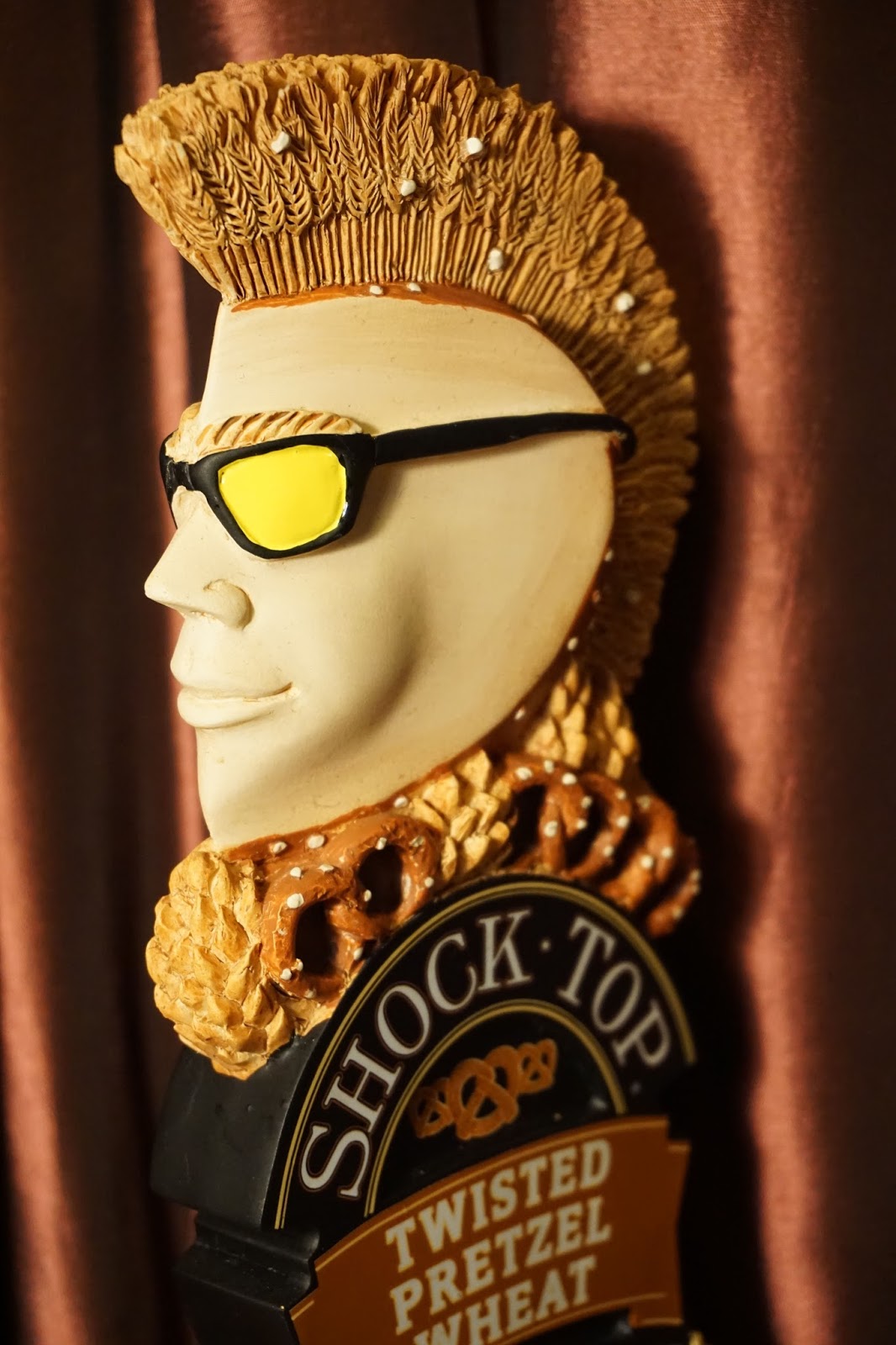 Tap Handle #529: Anheuser-Busch - Shock Top Twisted Pretzel Wheat