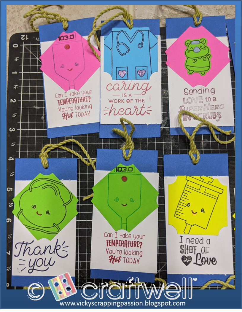 DT: Medical Personal Appreciation Bookmarks - Craftwell Blog
