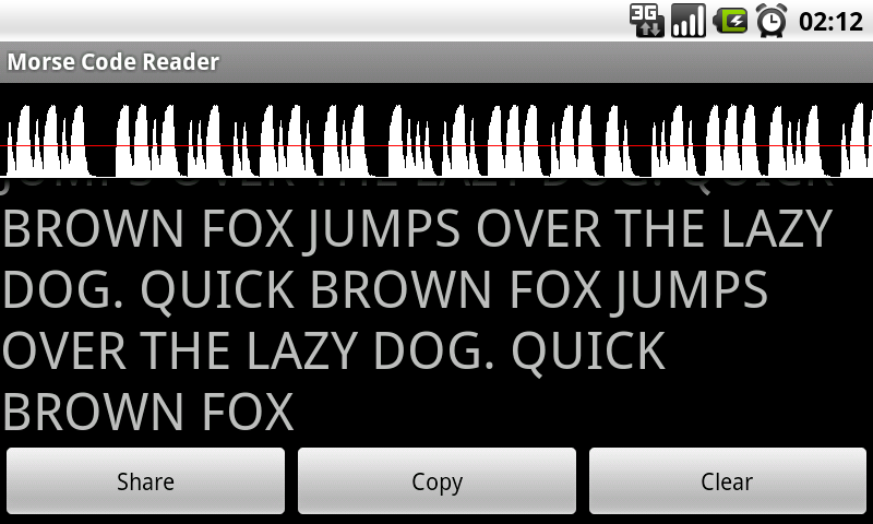Jacek Fedoryński's blog: Morse Code Reader