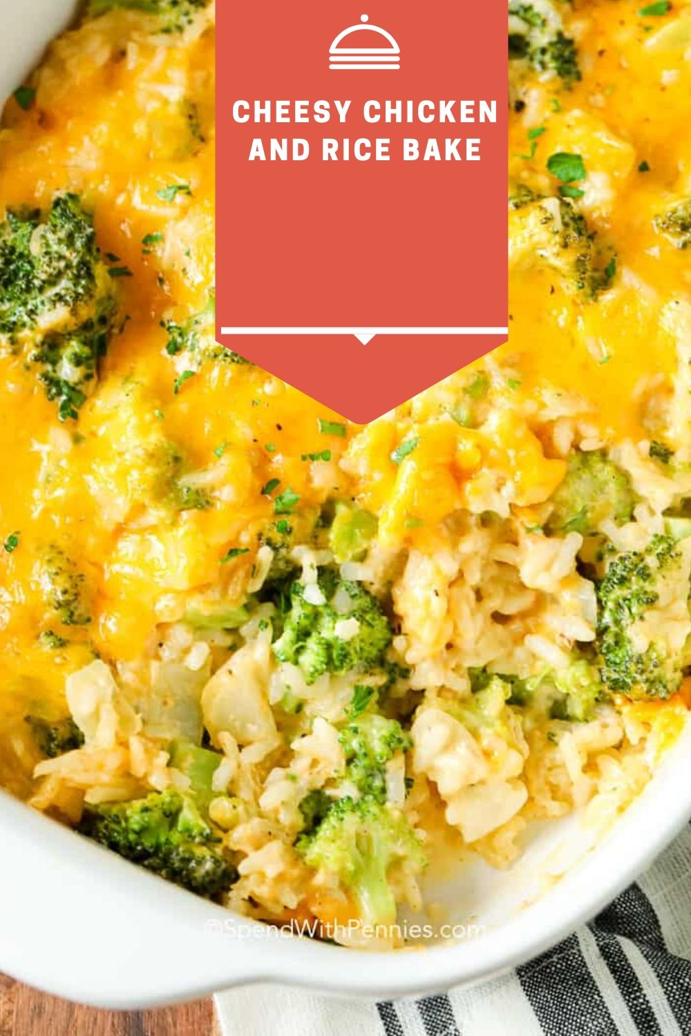 Cheesy Chicken and Rice Bake