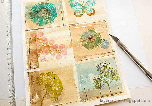 Layers of ink: Nature Art Journal Page
