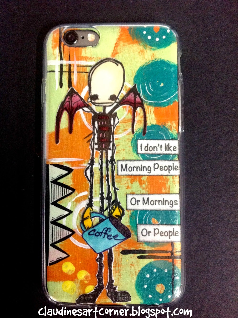 Claudine's Art Corner: Cell Phone Case Tutorial