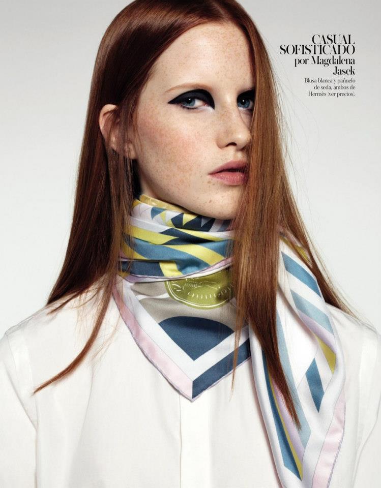 Polish Models Blog: Editorial: Magda Jasek for Vogue Spain, March 2013