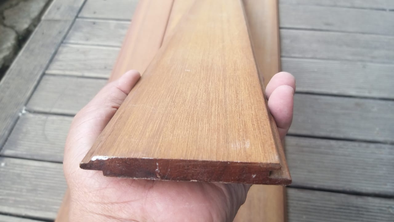 Harga Lumber Ceiling Plafon Kayu Ulin Ukuran 1,1x8x100-390cm - Bali Parket