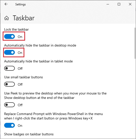 Mengatur Task Bar pada Windows agar bisa tersembunyi secara otomatis ...