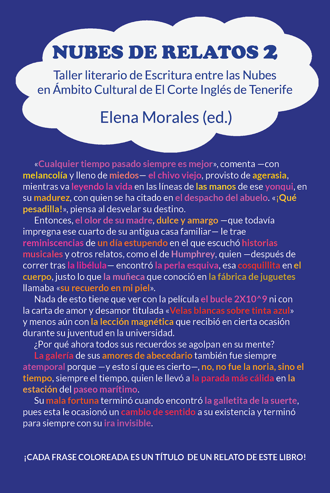 Editorial - Escritura entre las Nubes: Nubes de relatos 2. Taller ...