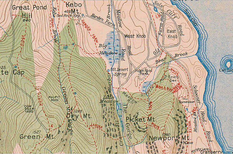 ABANDONED TRAILS OF ACADIA NATIONAL PARK: LOST GEORGE B. DORR BICYCLE PATH