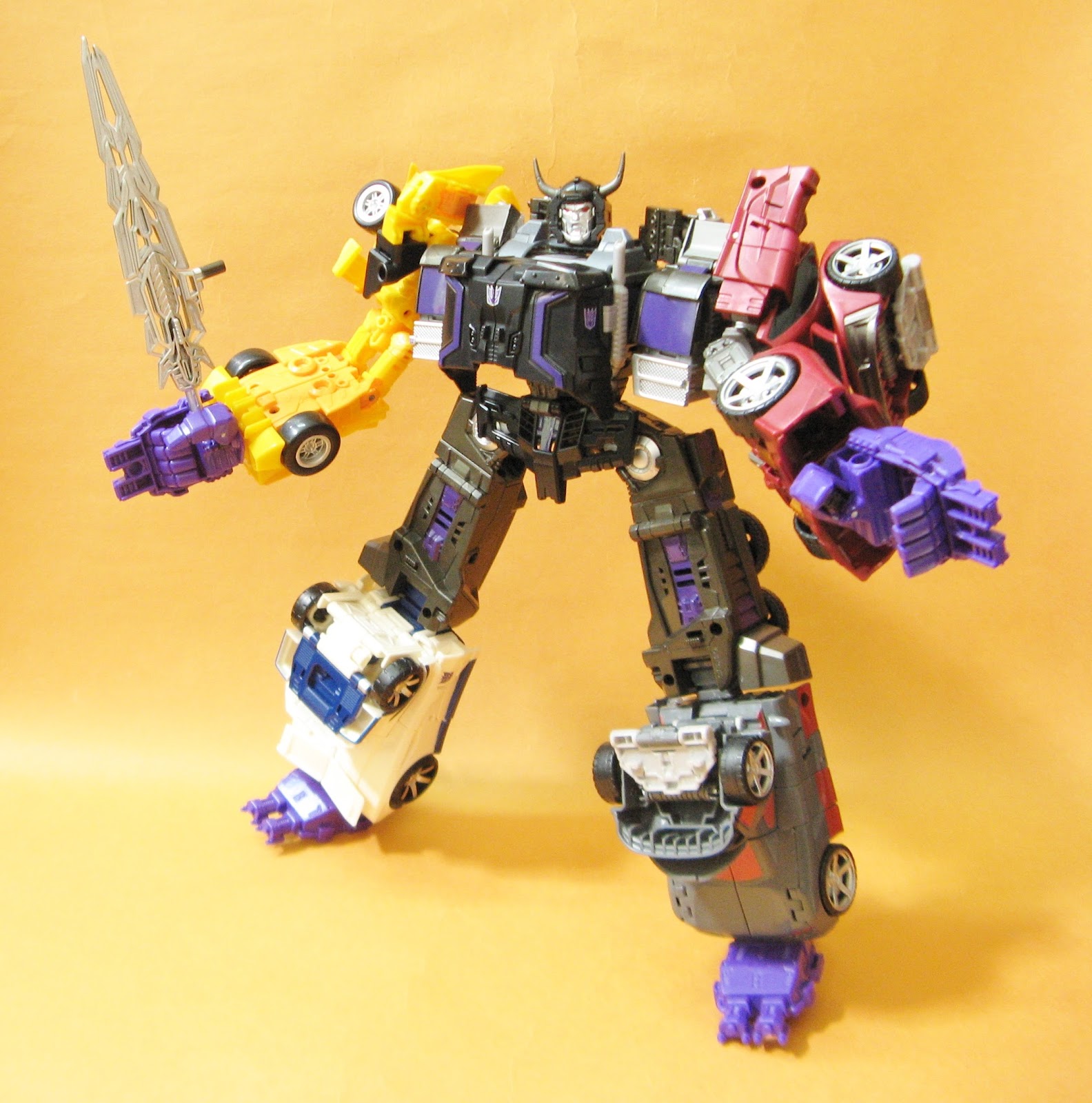 Transformers Unite Warriors UW-02 Decepticon Stunticons MENASOR IDW變形金剛 ...