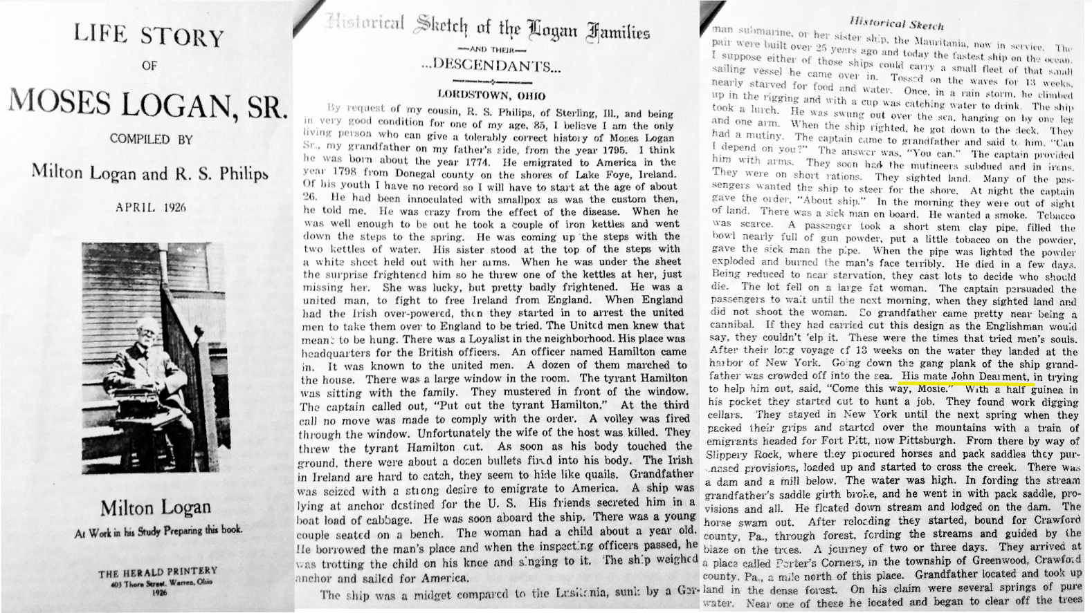 DeArmond name origin: DeArment of western Pennsylvania