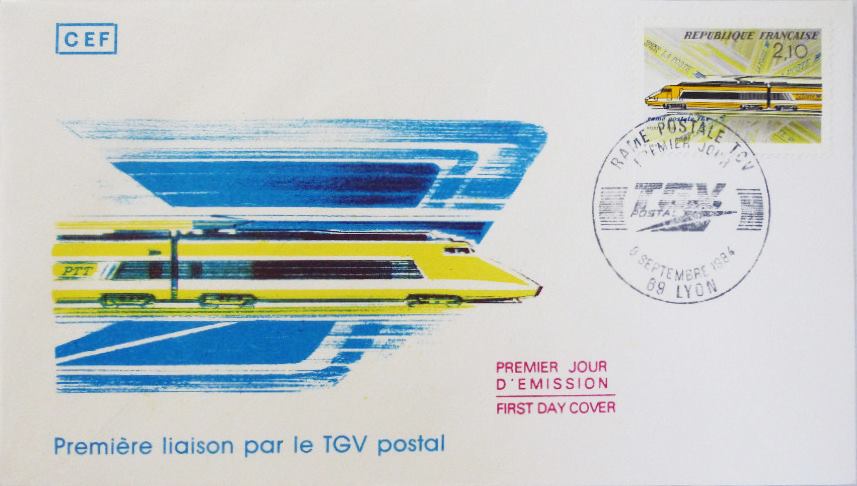 Une Vie Moderne: TRAINS - TGV Postal