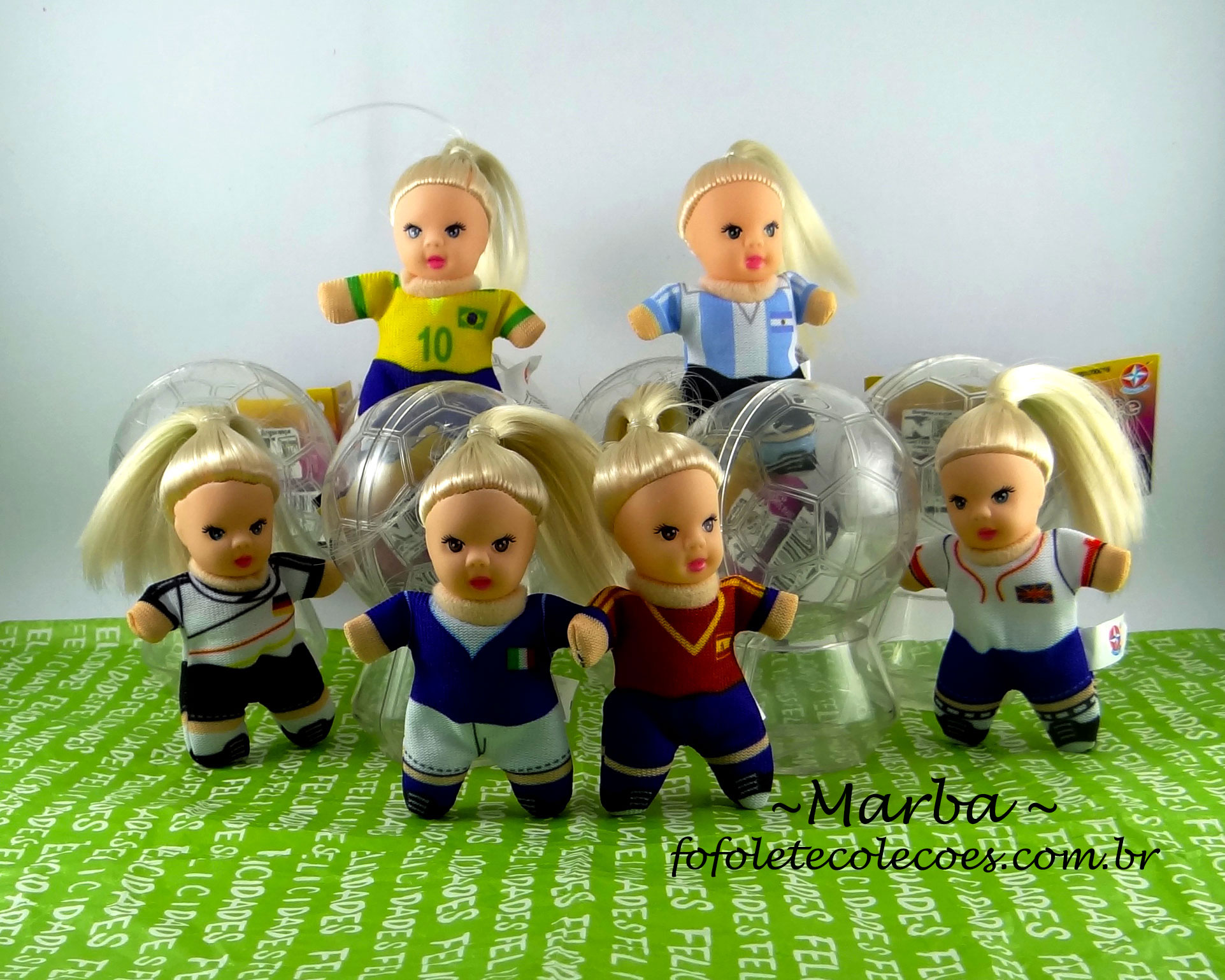 Bonecas Fofoletes: Um jeito Fofolete nos cabelos e roupas