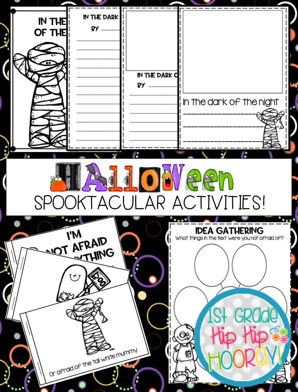 1st Grade Hip Hip Hooray!: Halloween...SPOOKTACULAR Activities!