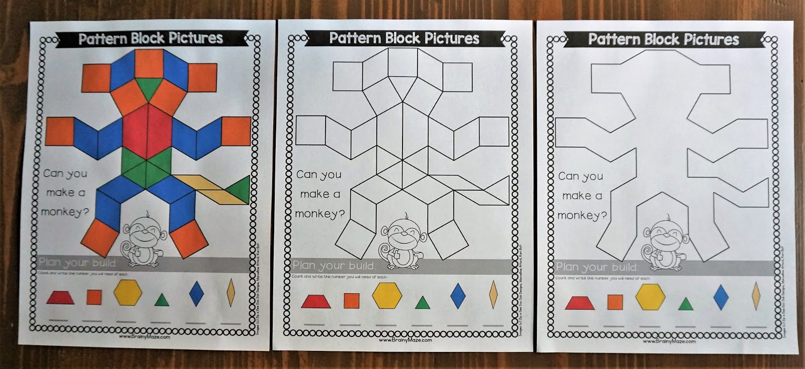 Raising Leafs: Pattern Block Activities