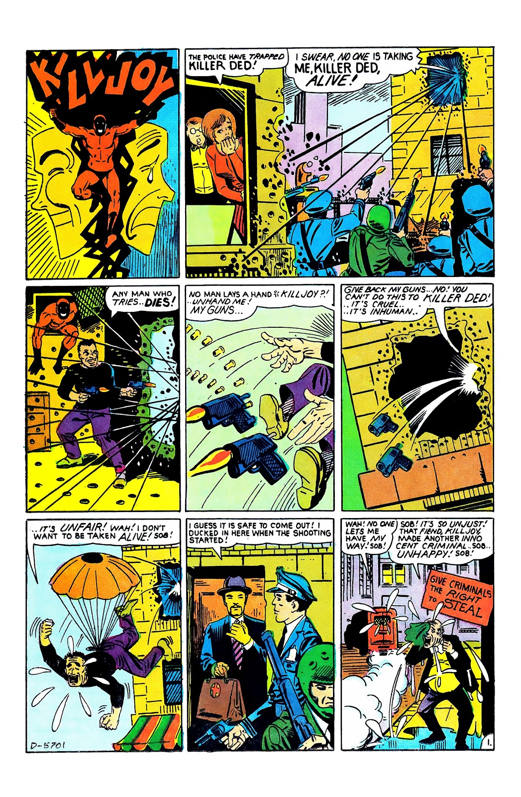 THE ARCHETYPAL ARCHIVE: MYTHCOMICS: [KILLJOY 2,], E-MAN #4 (1974)