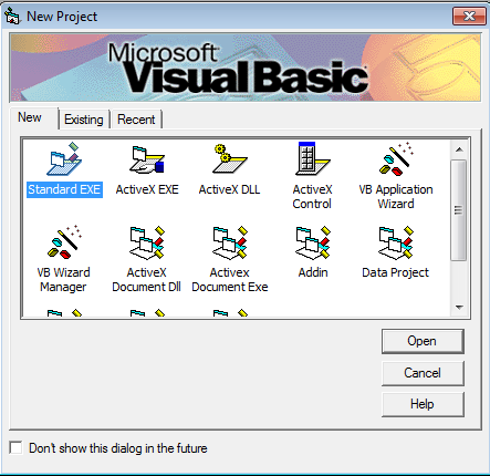 Membuat Menu Utama Program VB 6 - Pintar VB | Tutorial Visual Basic