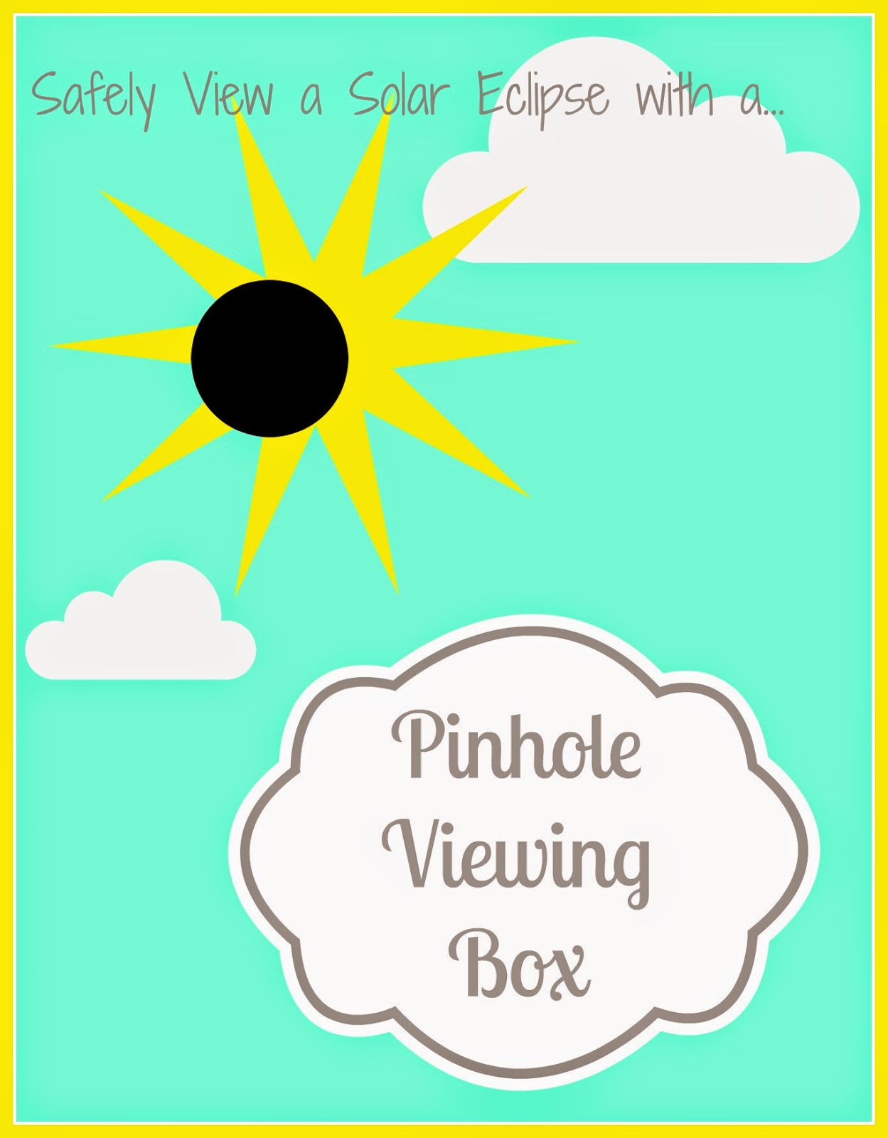Make a Pinhole Viewing Box to Safely Watch the Solar Eclipse - Life ...