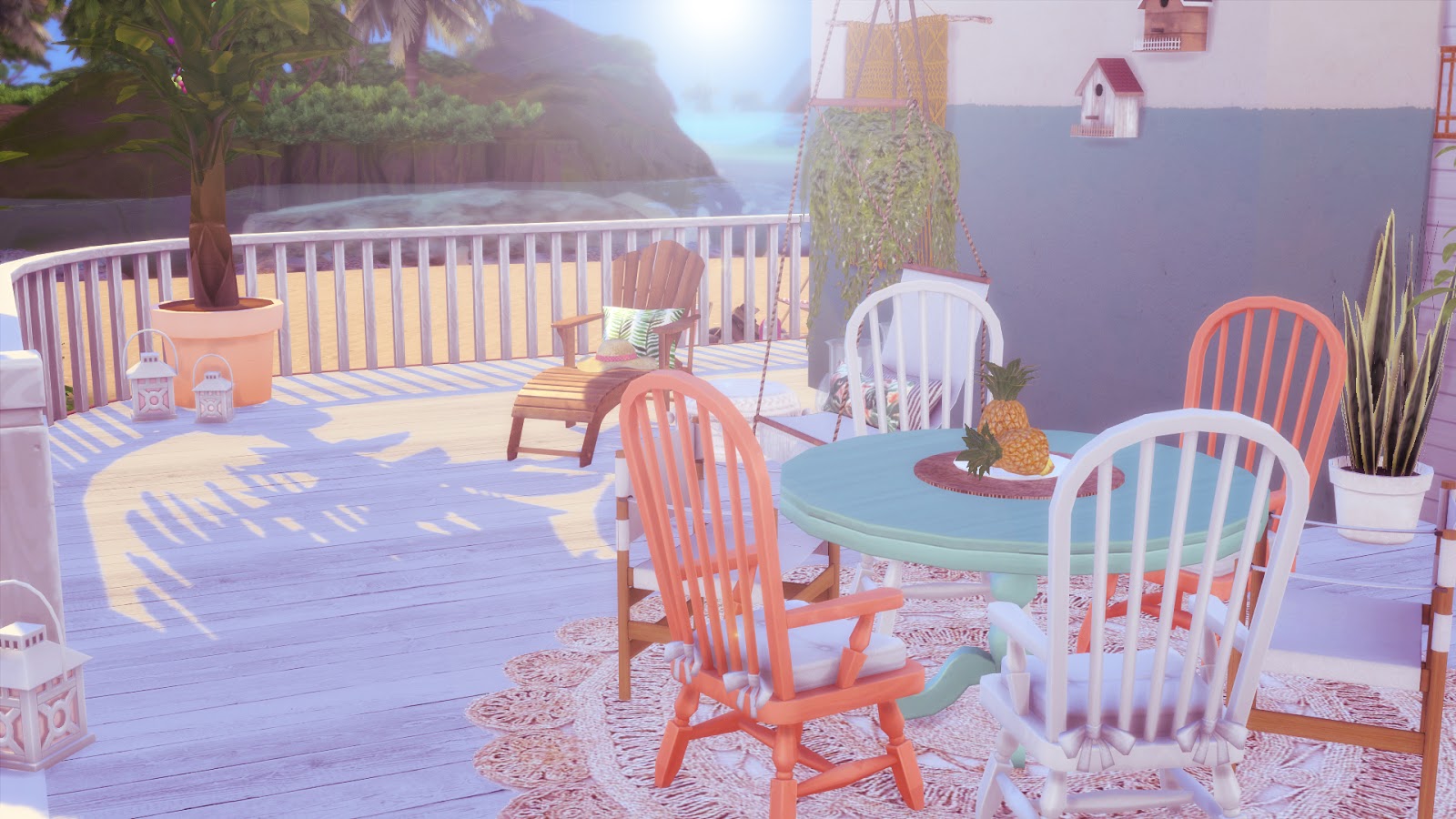 SIMS 4 | SURF STYLE DECOR | BEACH HOUSE | CASA DE PRAIA | DL + CC ...