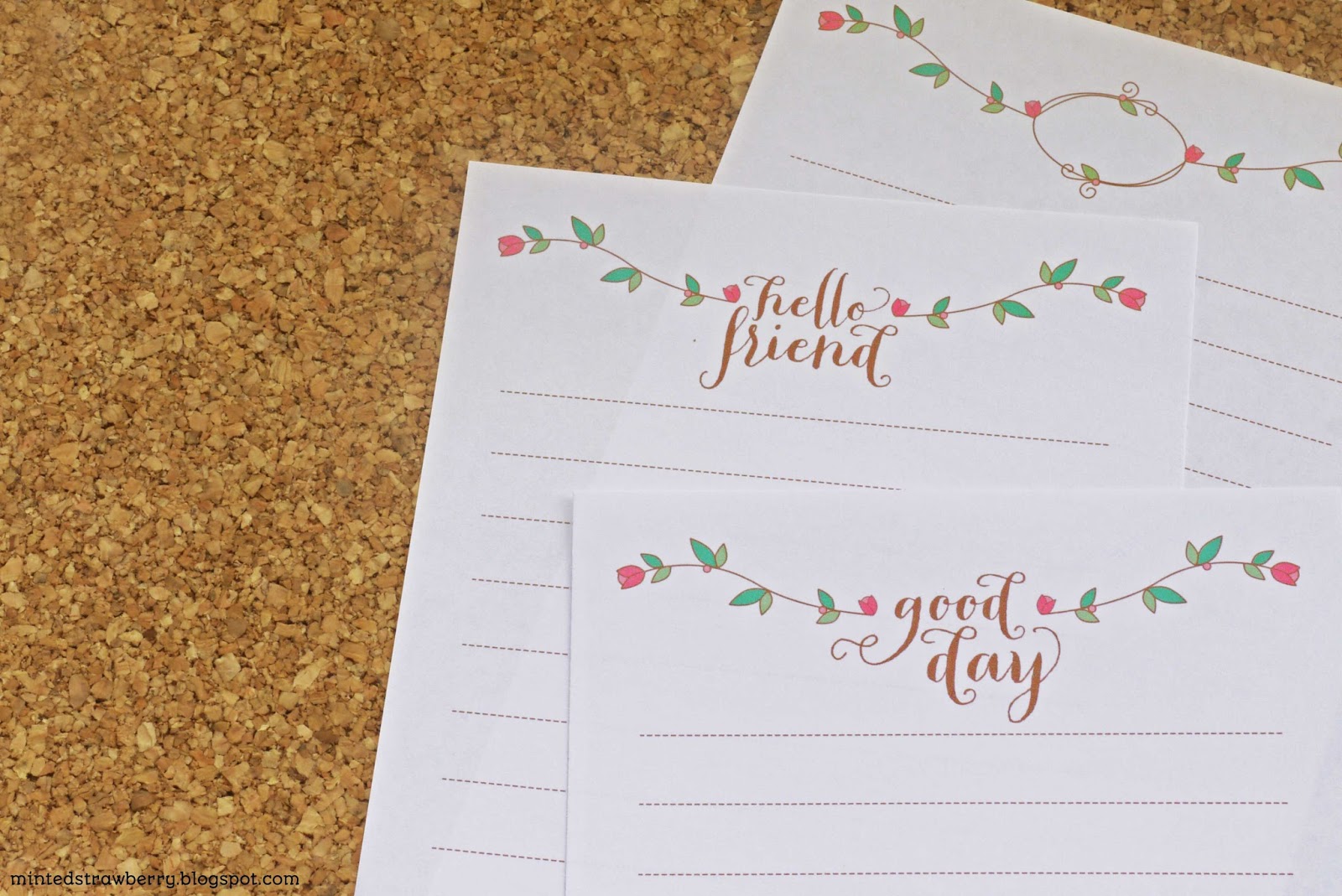 Simple Printable Stationary