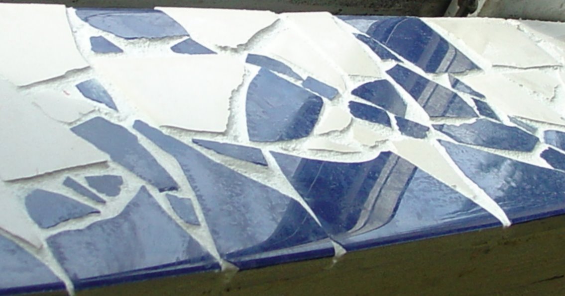 Make The Best of Things: Mosaic Tile Window Sill