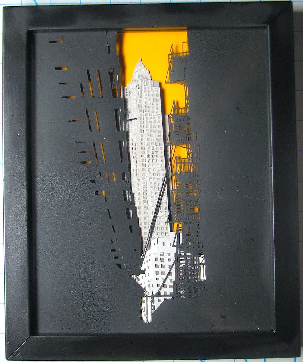 Papercuts by Andrew Flint: The Empire State Building - 11" x 9 1/8". 14 ...