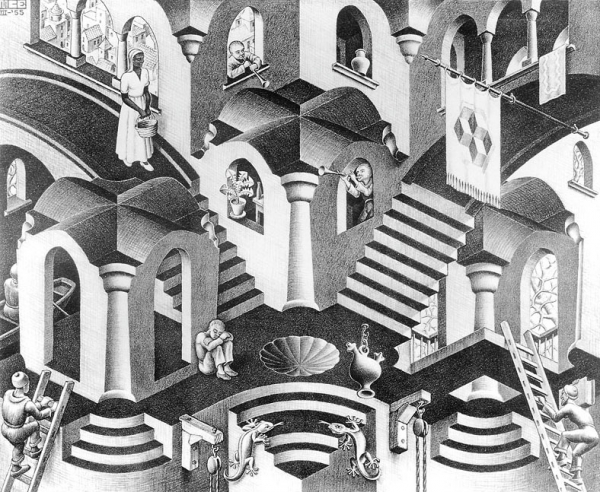 Escher impossible shapes - gnomhb