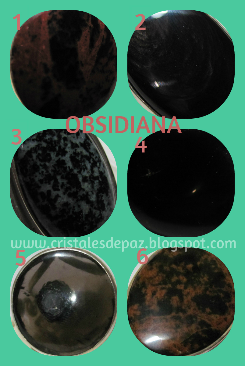 Cristales de Paz: Obsidiana