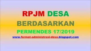 RPJMDes adalah: Pengertian, Penyusunan, Juknis, dan Contoh RPJM Desa ...