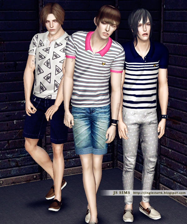 [JS SIMS 3] Casual Polo Shirt－JS SIMS｜痞客邦