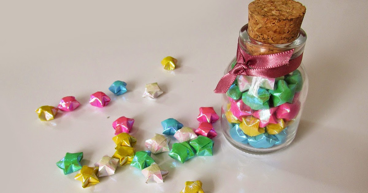 Ideias Personalizadas : DIY: Como Fazer Origami das Estrelas da Sorte ...