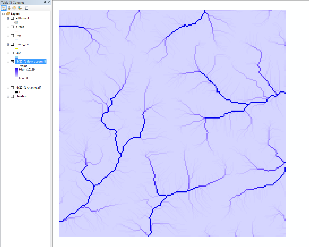EvoViz: How to convert an ArcGIS flow accumulation layer into a ...