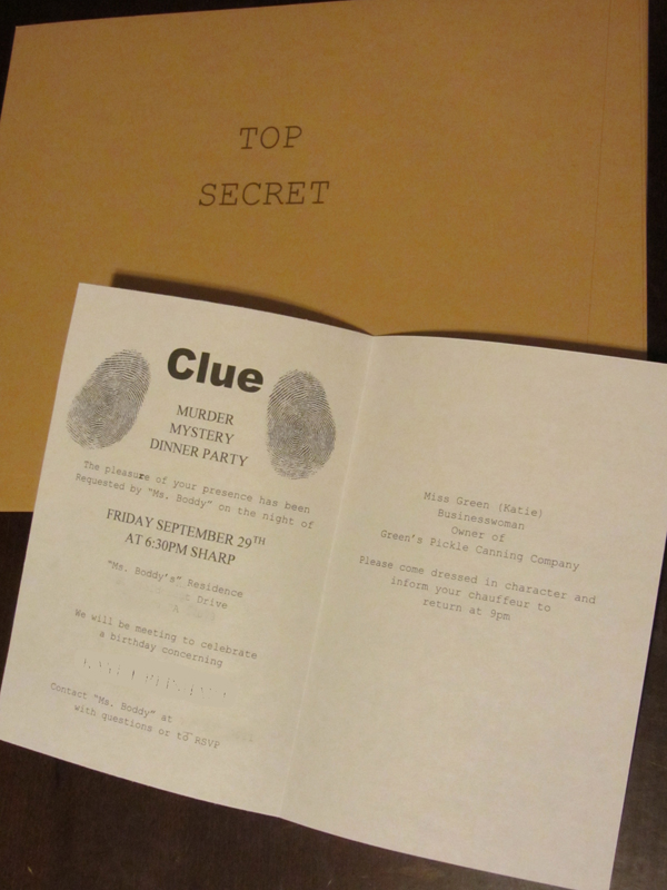 CONTROLLING Craziness: Clue Themed Birthday Party