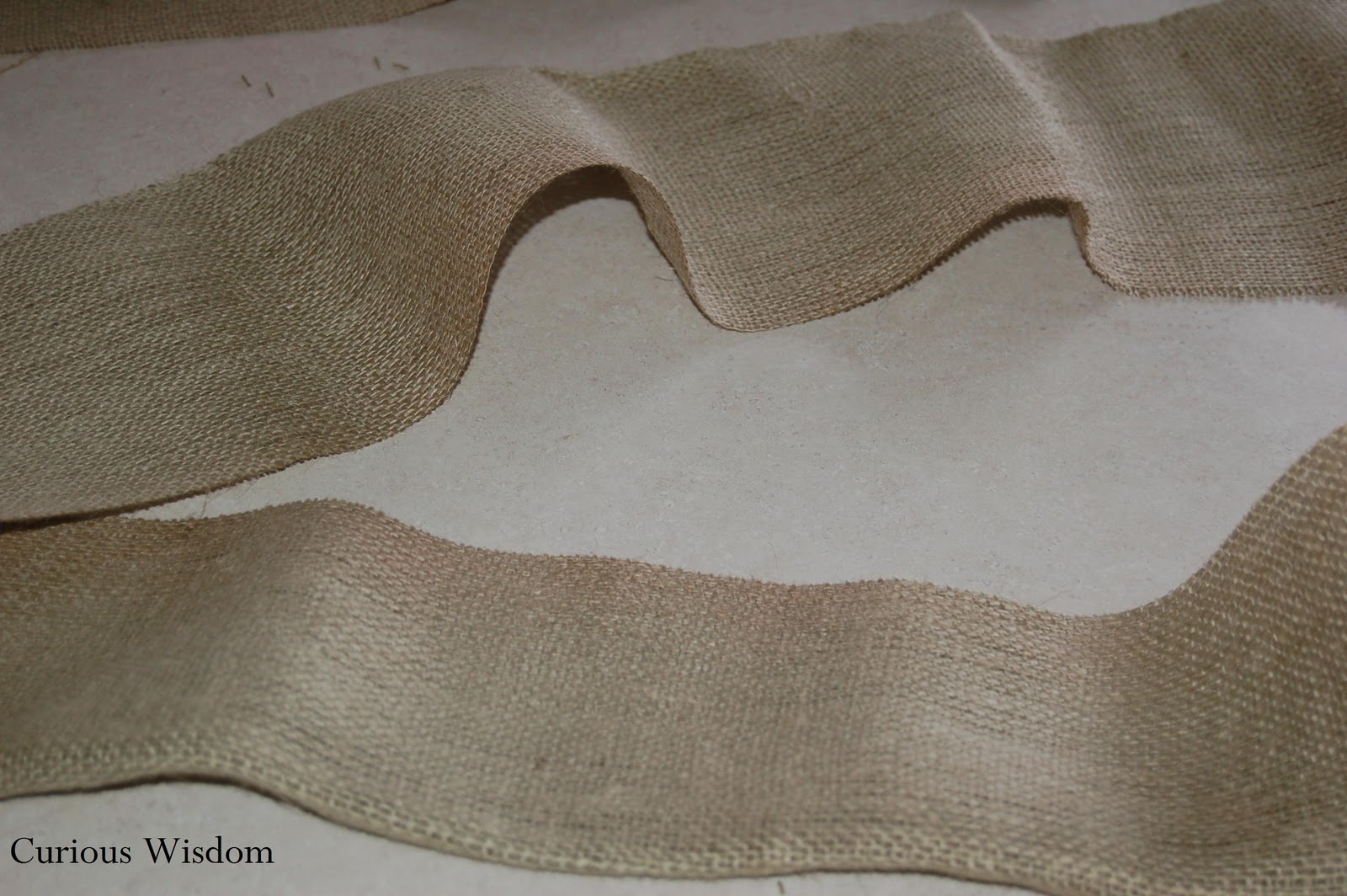 Curious Wisdom and Other Everyday practicalities..: Burlap scarves and ...