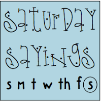 Chickadee Jubilee: Mid-Day Saturday Saying