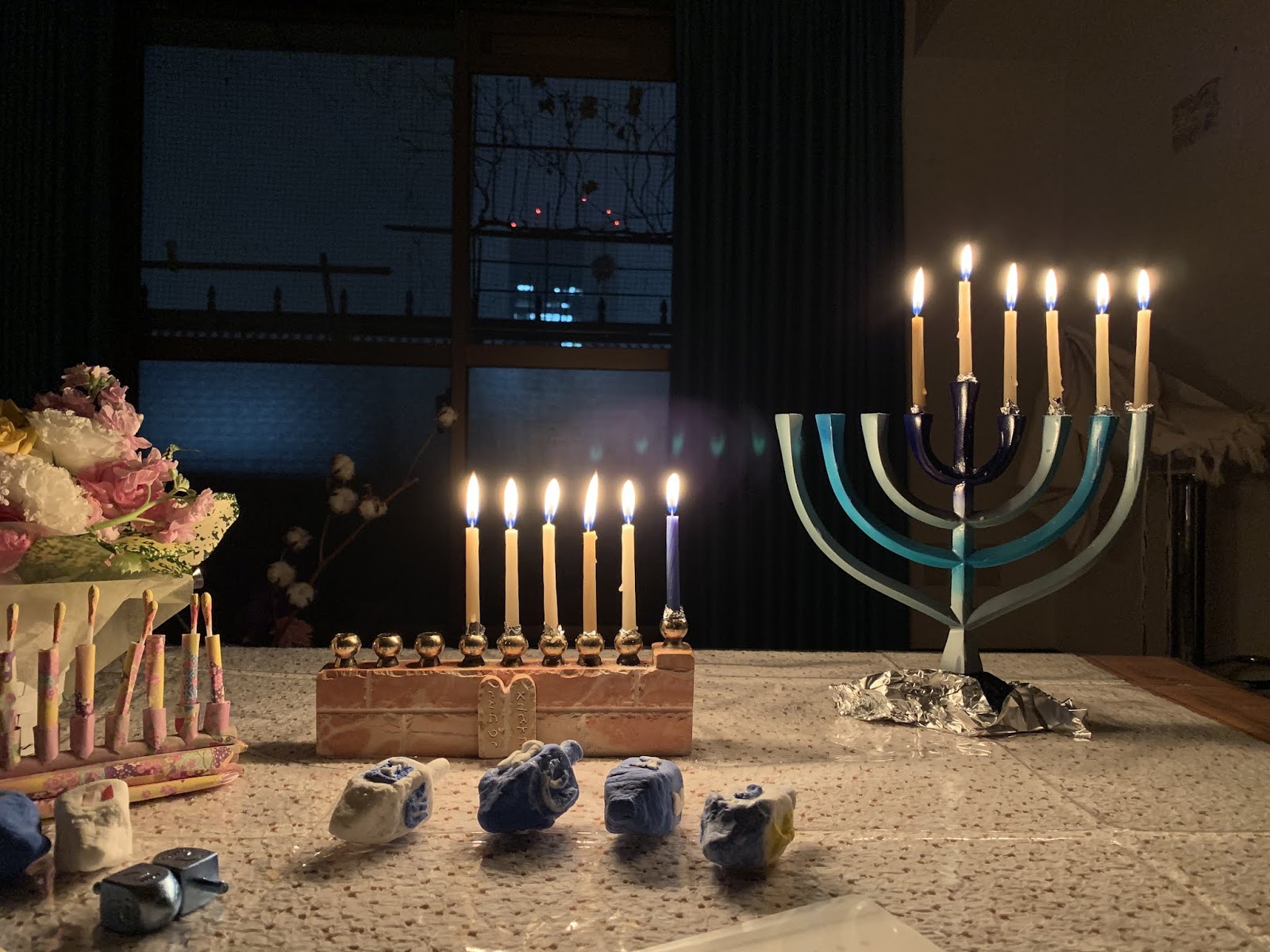 Challah and Cherry Blossoms: Nes Gadol Haya Sham, Hebrew Letters ...