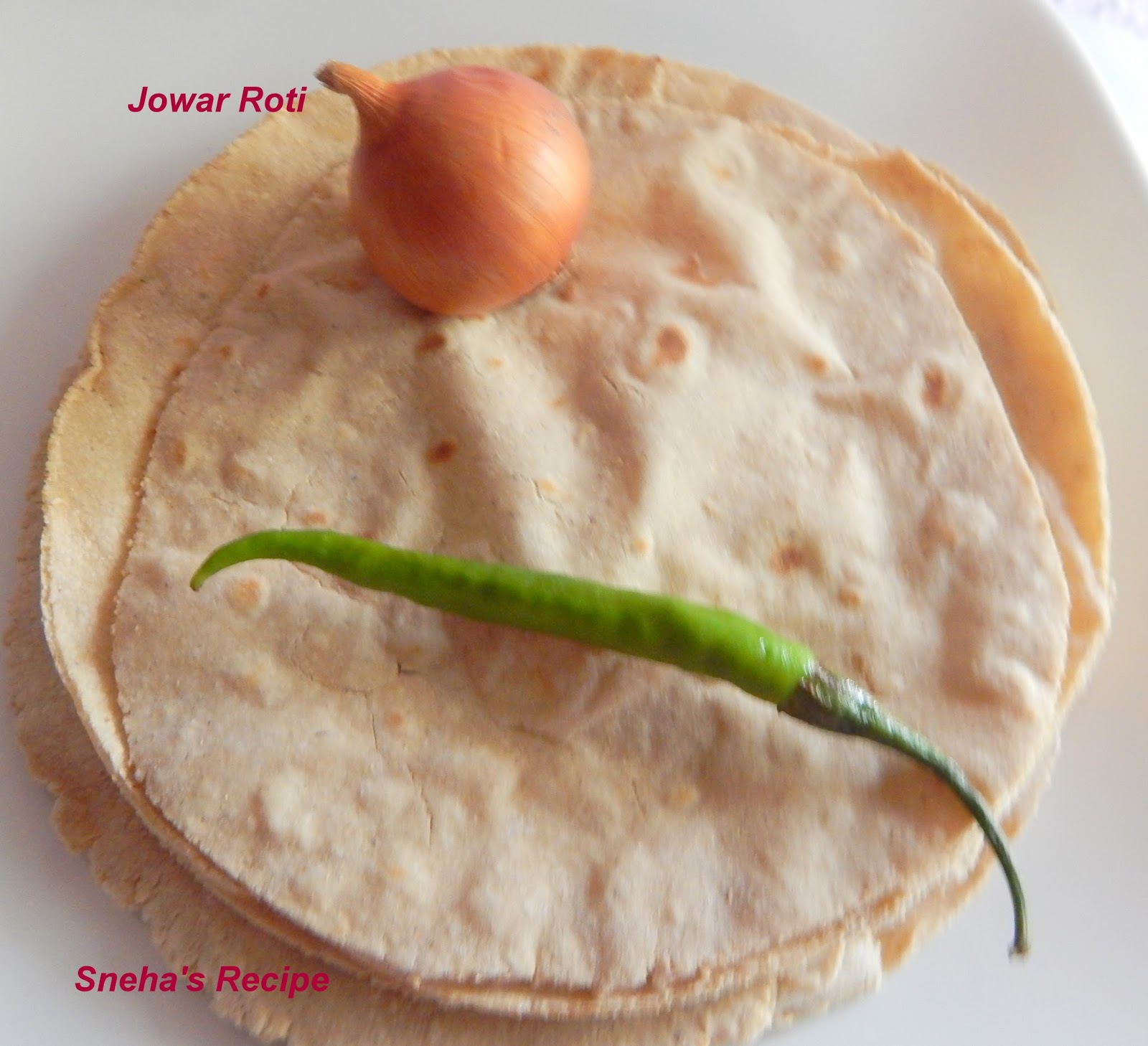 Jowar Roti - Sneha's Recipe