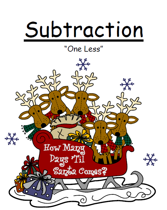 Christmas Subtraction Center Games to Help with Common Core! - Fern ...