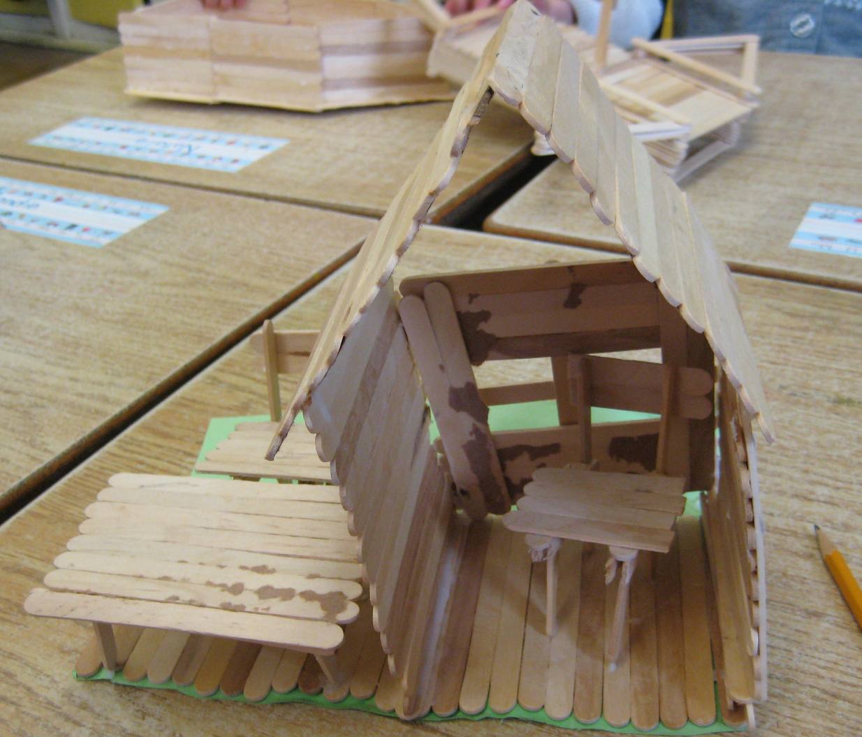 ms. brown's classroom: 100's Day -- 100 Popsicle Sticks