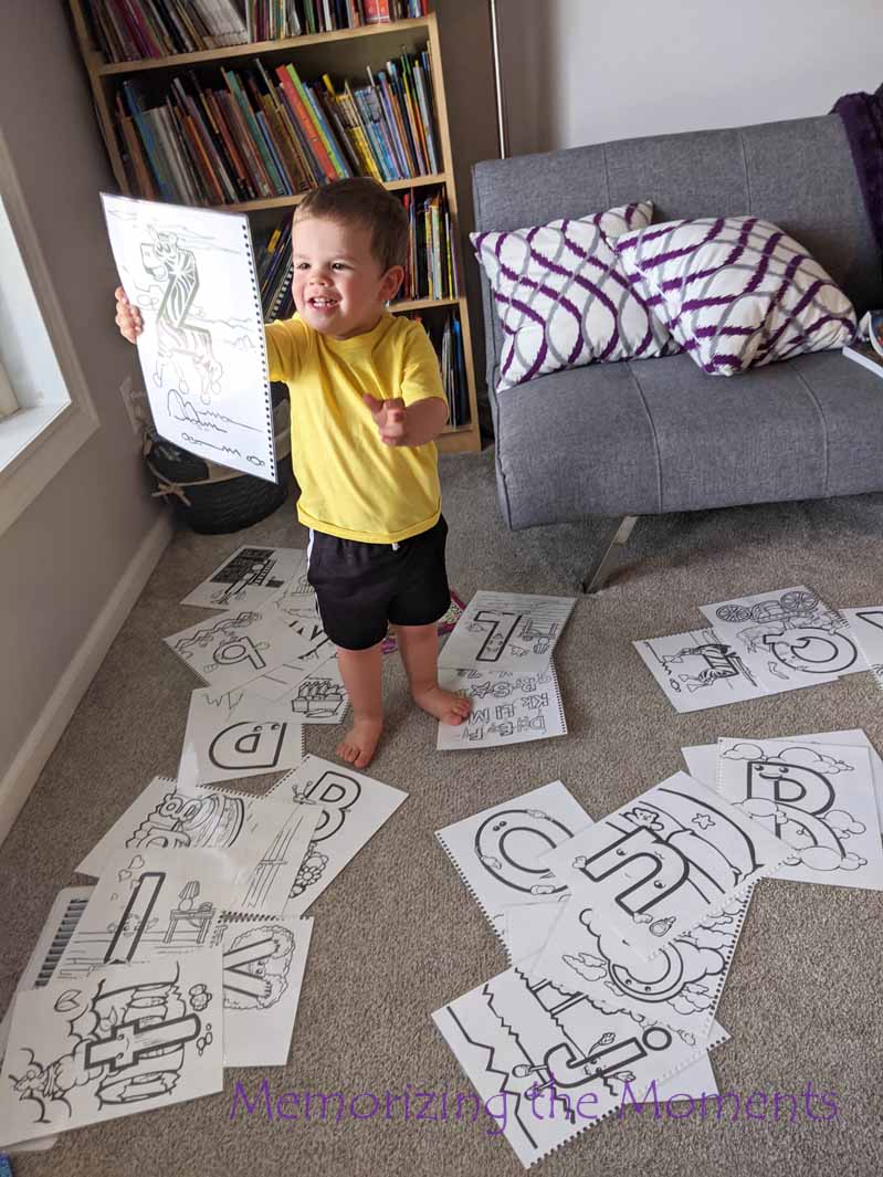 Memorizing the Moments: Converting Coloring Books to Dry Erase Books