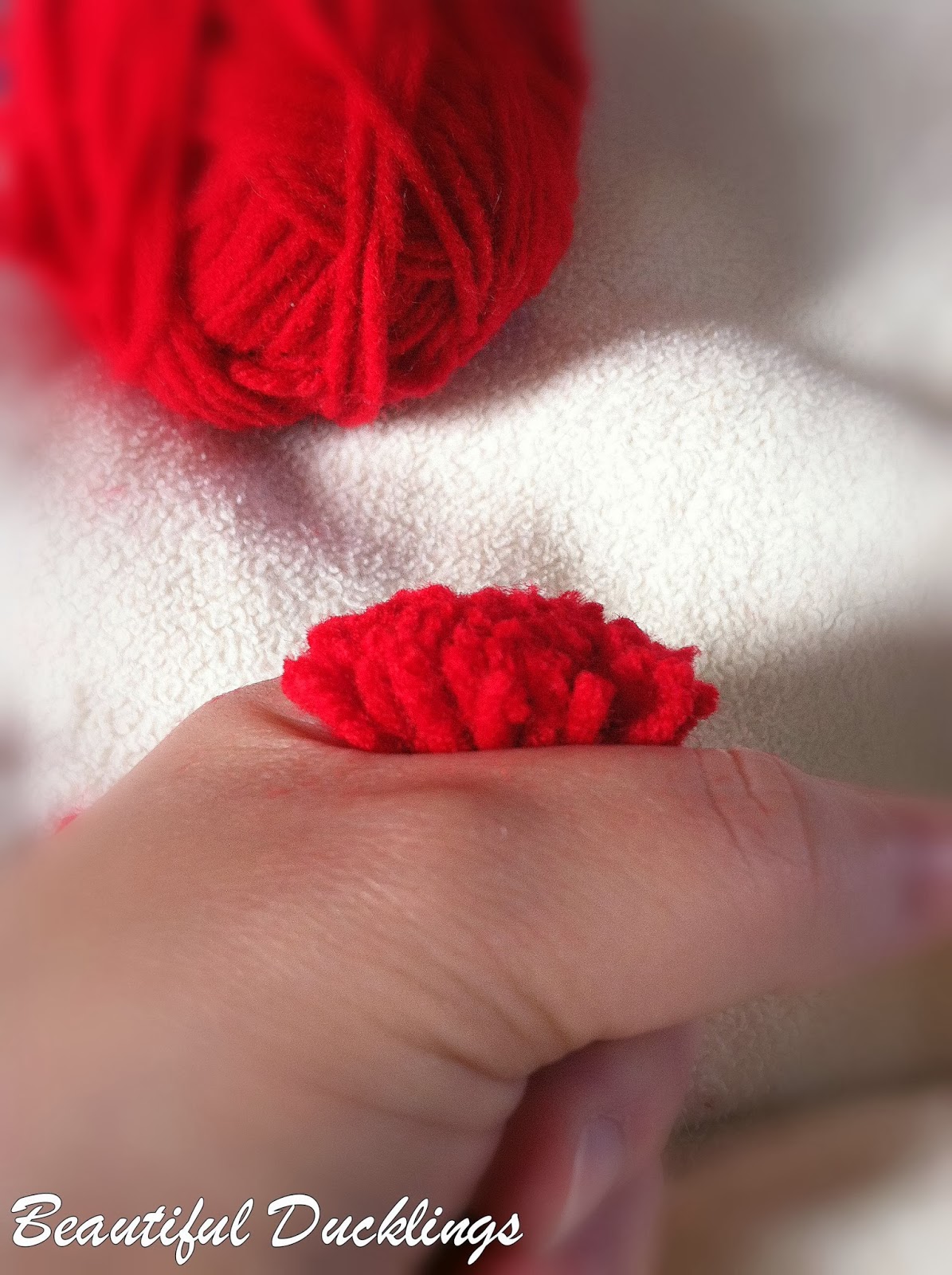 How to Make a Messy Pom Pom Using Your Hands - Free Tutorial ...