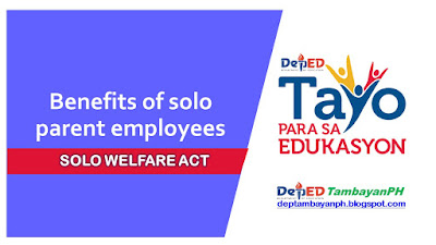 Solo Parent's Welfare Act and Parental Leave to solo-parent employee ...