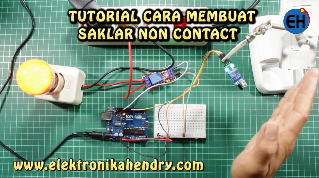 Ardunio Part 28. Membuat Saklar non contact dengan sensor IR - infrared ...