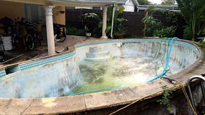 Nothing To Do With Arbroath: Family's swimming pool popped out of ...