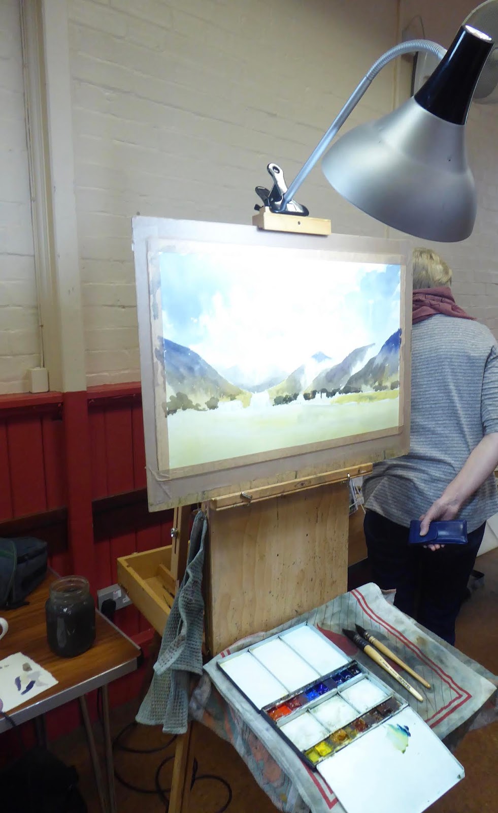 Art in Writtle: Phil Biggs Demonstration at Writtle Art Group
