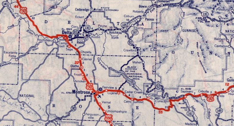 2016 Summer Mountain Trip Part 21; Colorado State Route 347, South Rim ...