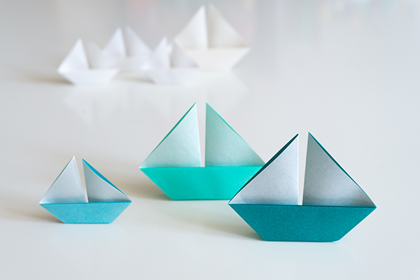 Happy Paper: Segelboot