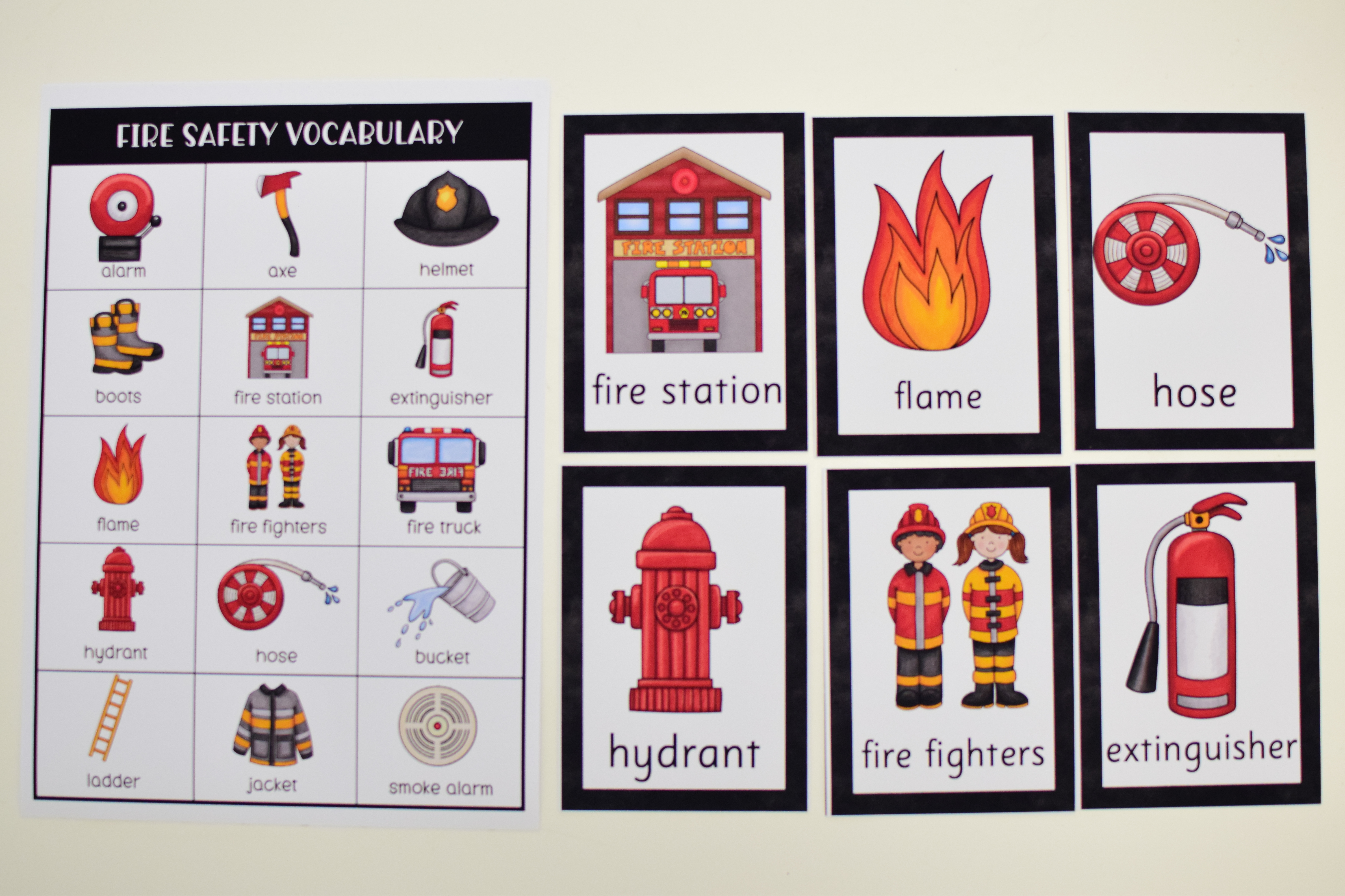 Fire Safety Themed Preschool Math and Literacy Pack | The Pinay ...