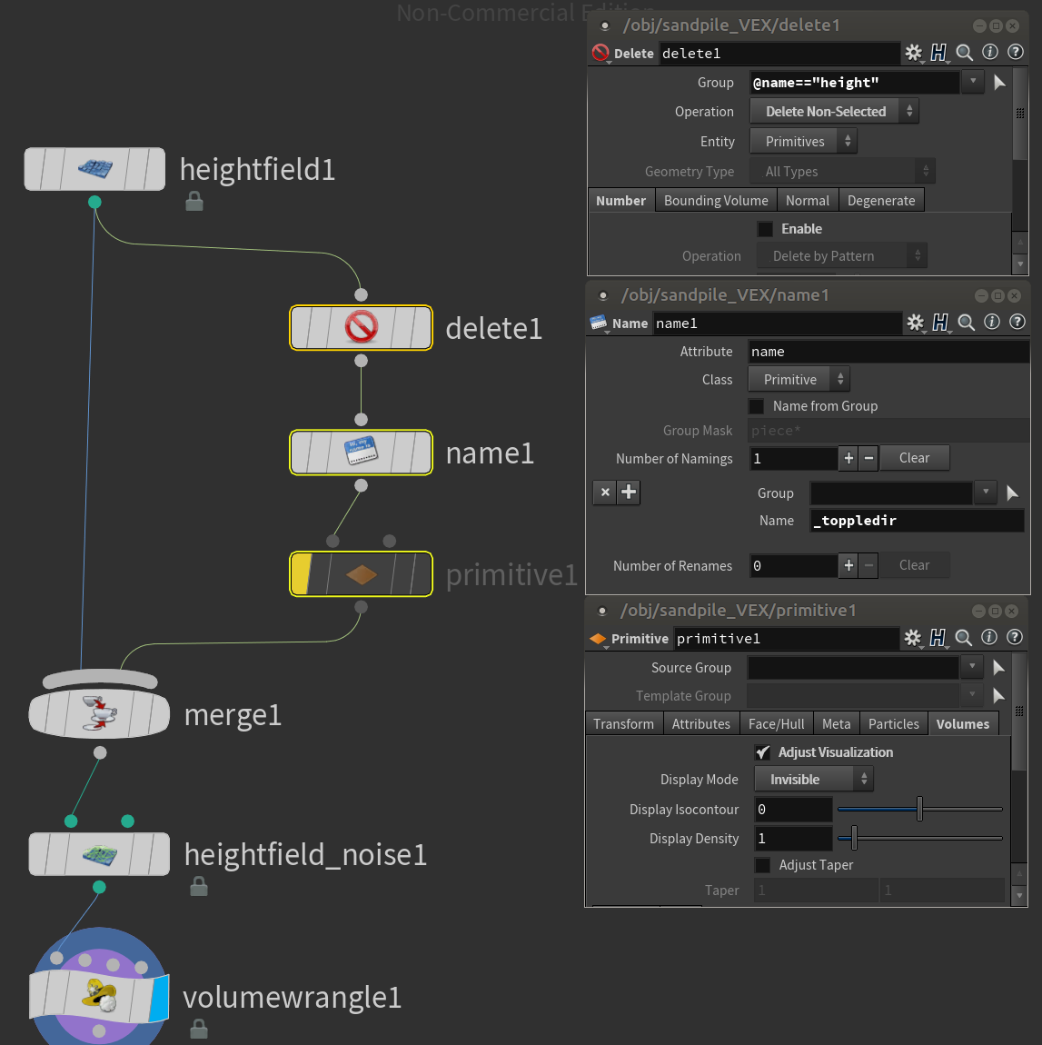 FX Thinking: Sand without grains - PART 2 - VEX Implementation